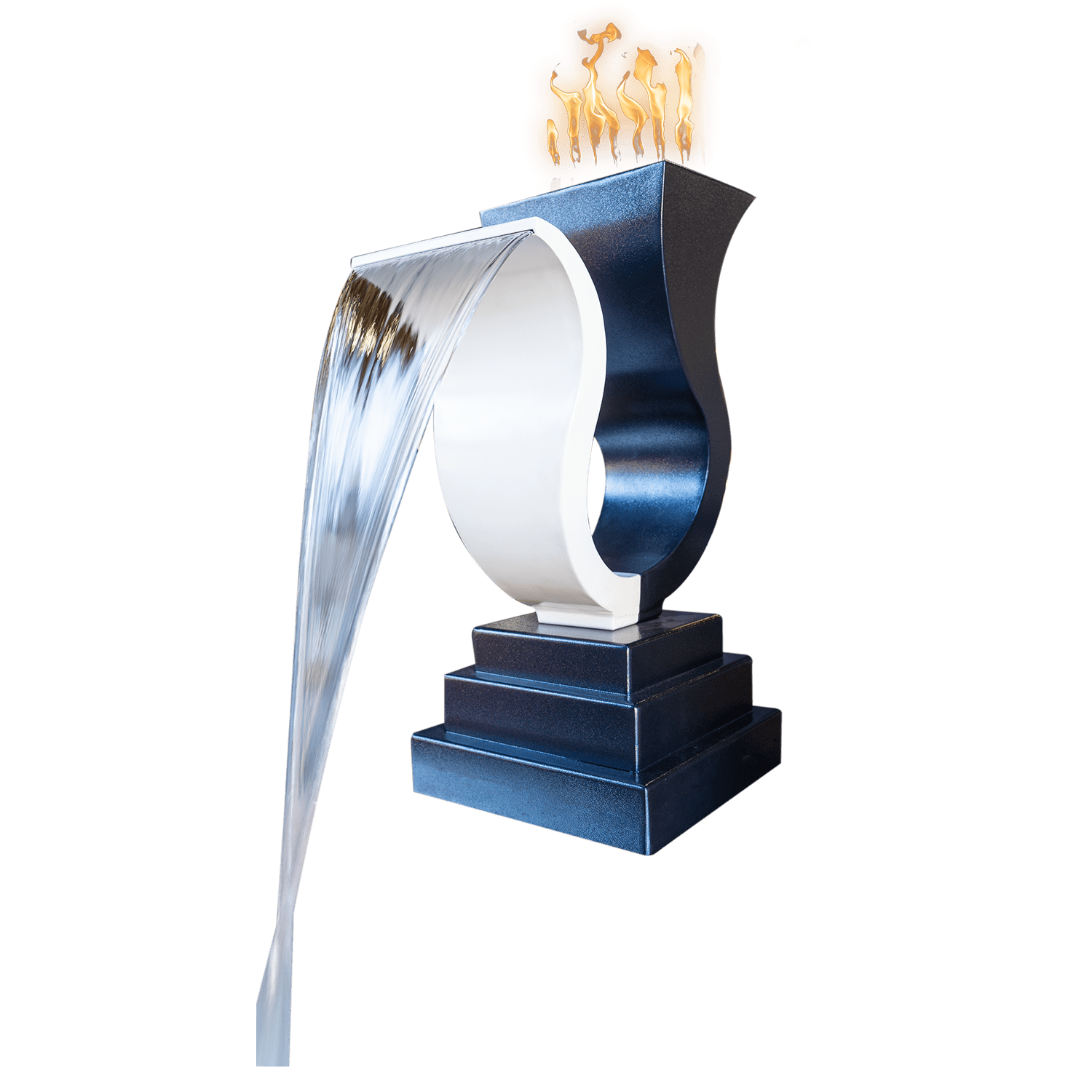 Designer Series Fire & Water Feature 14 - Scupper – American Fire Features