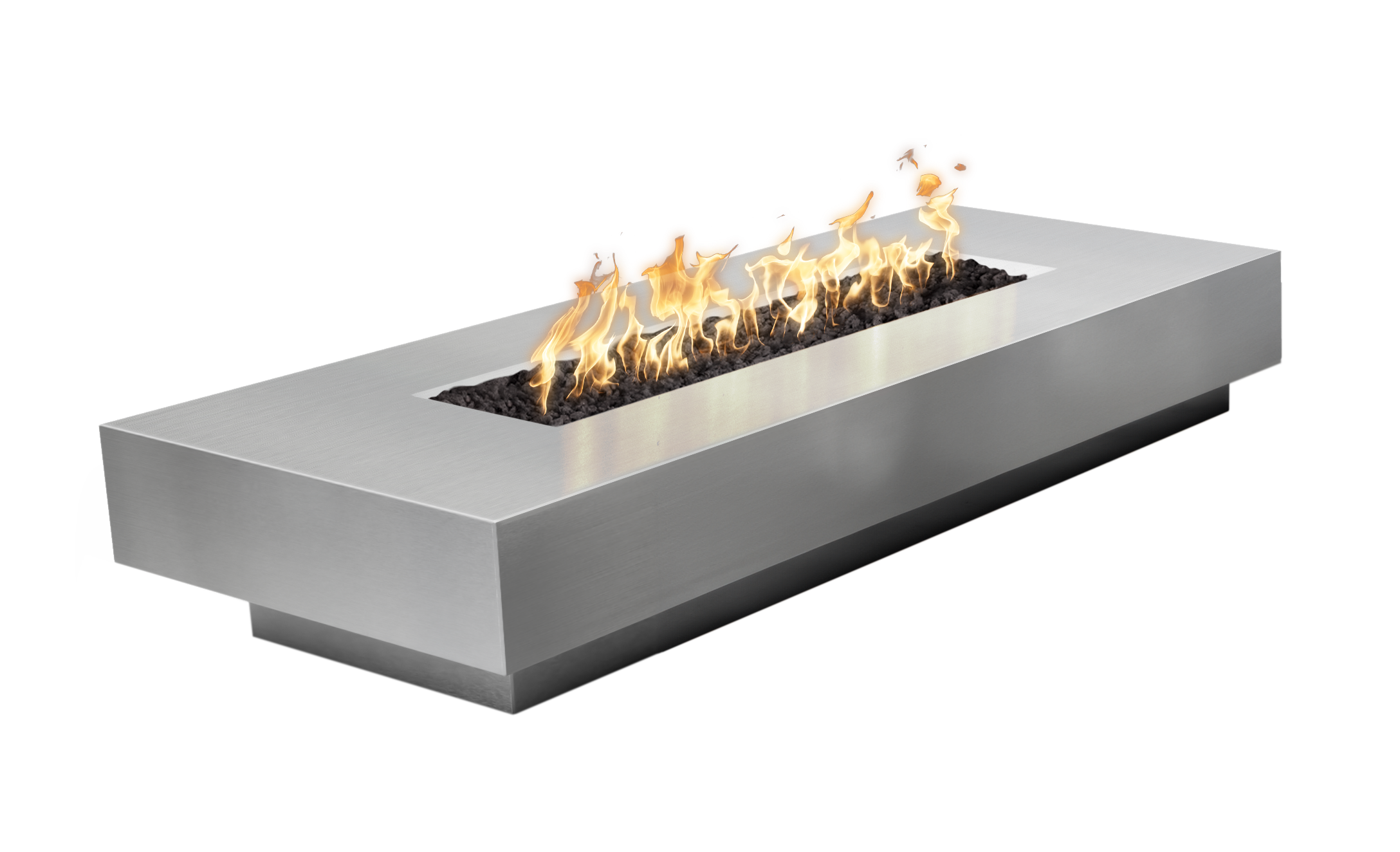 Buy Now Cabo Linear Metal Fire Pit - Free Cover – American Fire Features