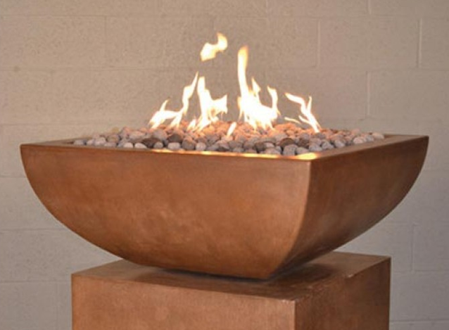 Shop Now Legacy Square Fire Bowl - Elec. Ign – American Fire Features