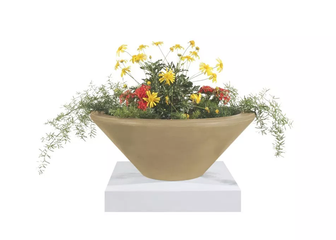 Cazo Concrete Planter Bowl [The Outdoor Plus] – American Fire Features